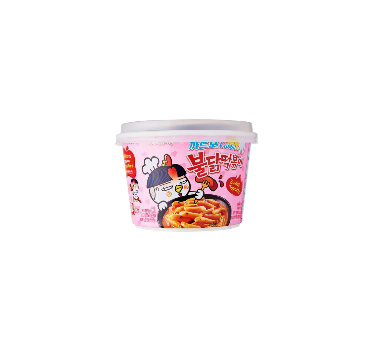 Buldak Carbonara Style Noodles Stir Fried Ramen Topokki 179g La Casita Delicatessen