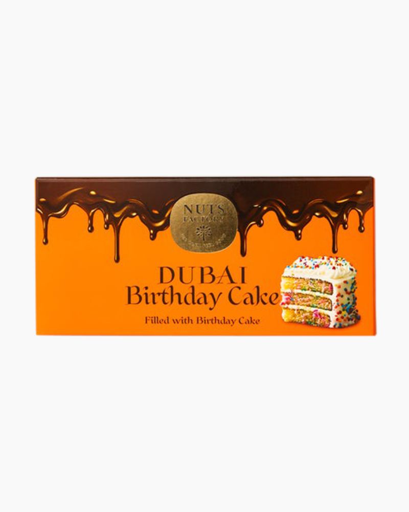 Nuts Factory Dubai Birthday Cake 187 g – La Casita Delicatessen