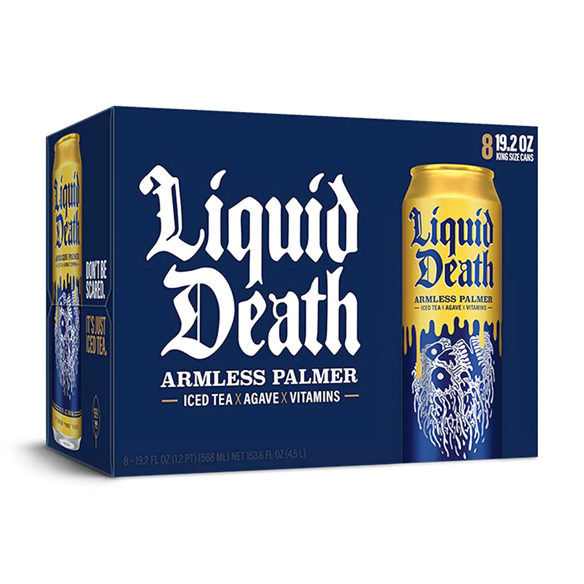 Liquid Death Armless Palmer 8 king size cans 4.5L – La Casita Delicatessen