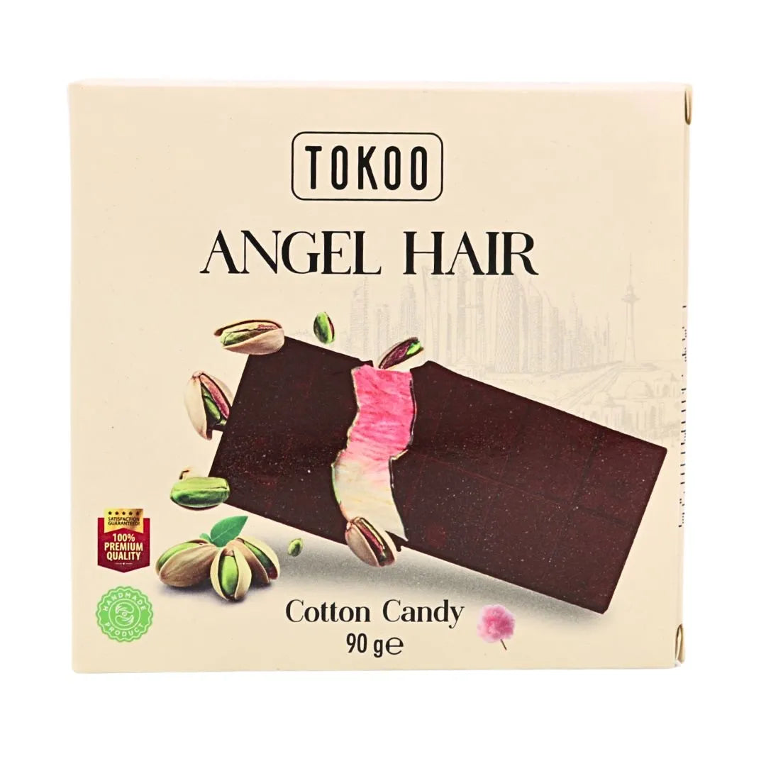 Angel Hair Chocolate with Cotton Candy and Pistachio Cream Bar 90g – La ...