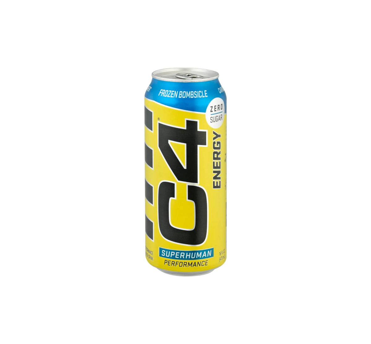 C4 Superhuman Performance Energy Drink Zero Sugar Frozen Bombsicle Fla ...