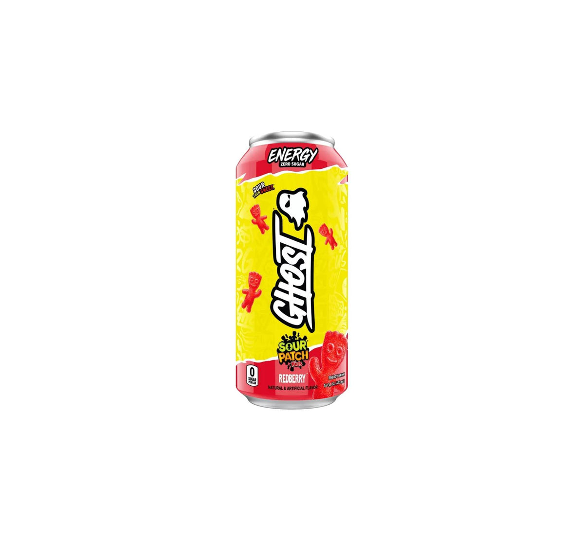 Ghost Energy Sour Patch Edition Redberry Flavor Zero Sugar 473ml – La ...