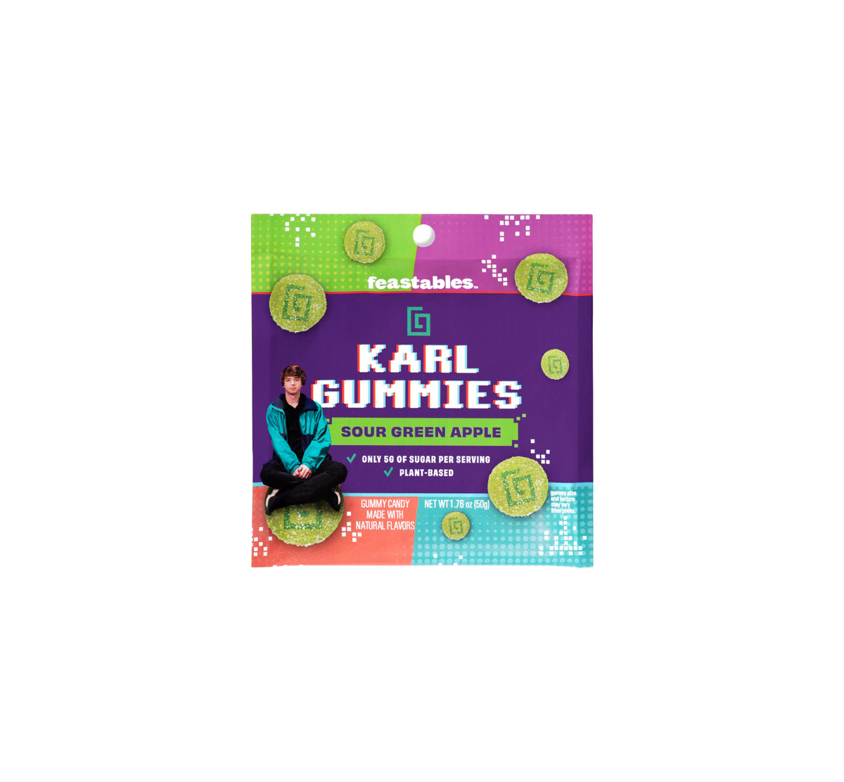 Karl Gummies Sour Green Apple Flavor 50g – La Casita Delicatessen