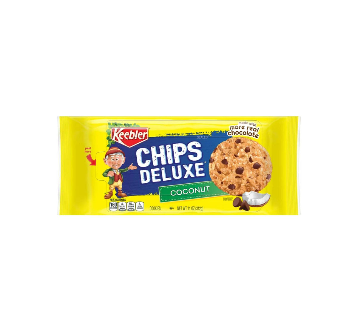 Keebler Chips Deluxe Chocolate Coconut Cookies 312g – La Casita ...