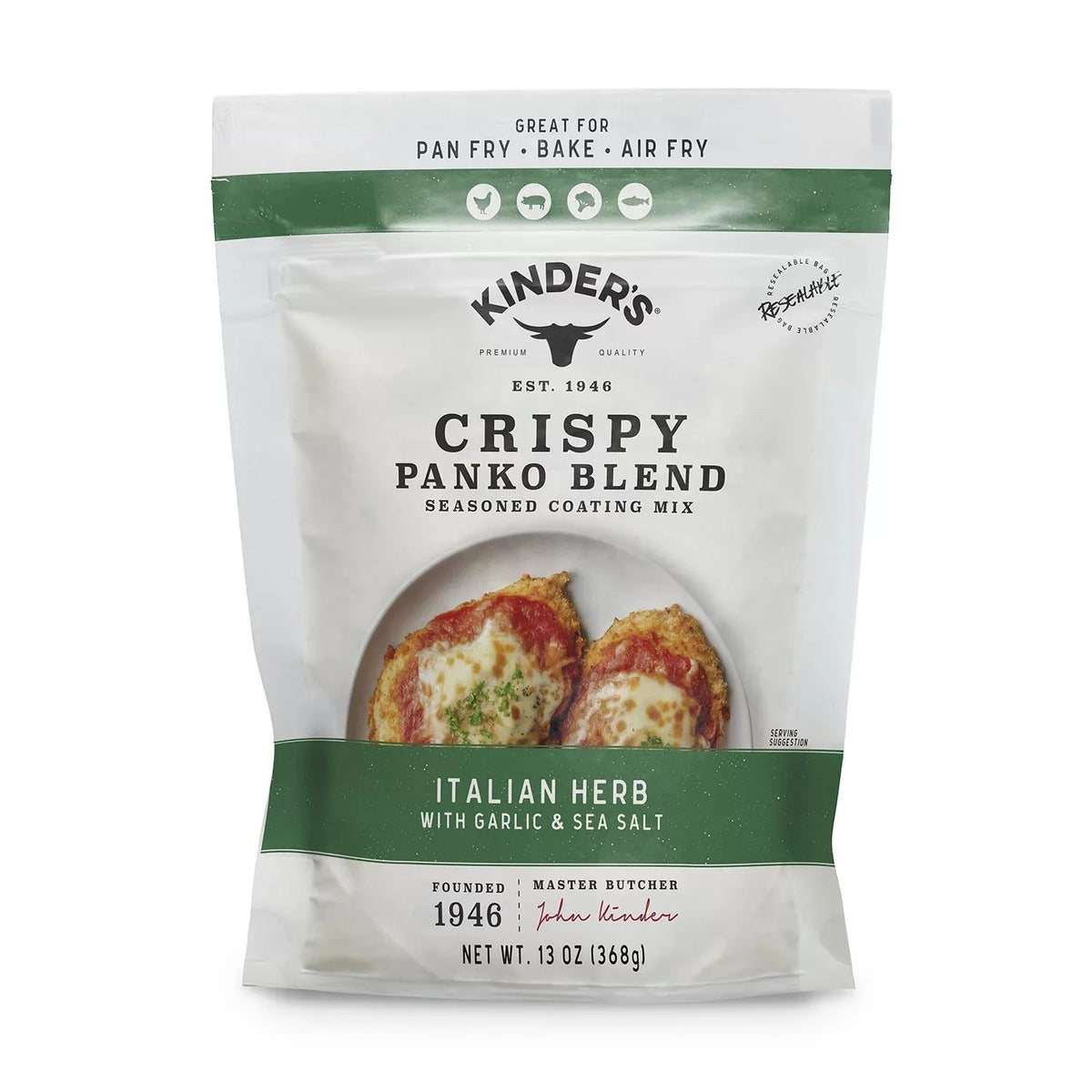Kinder's crispy panko blend italian herb with garlic & sea salt 368 g ...