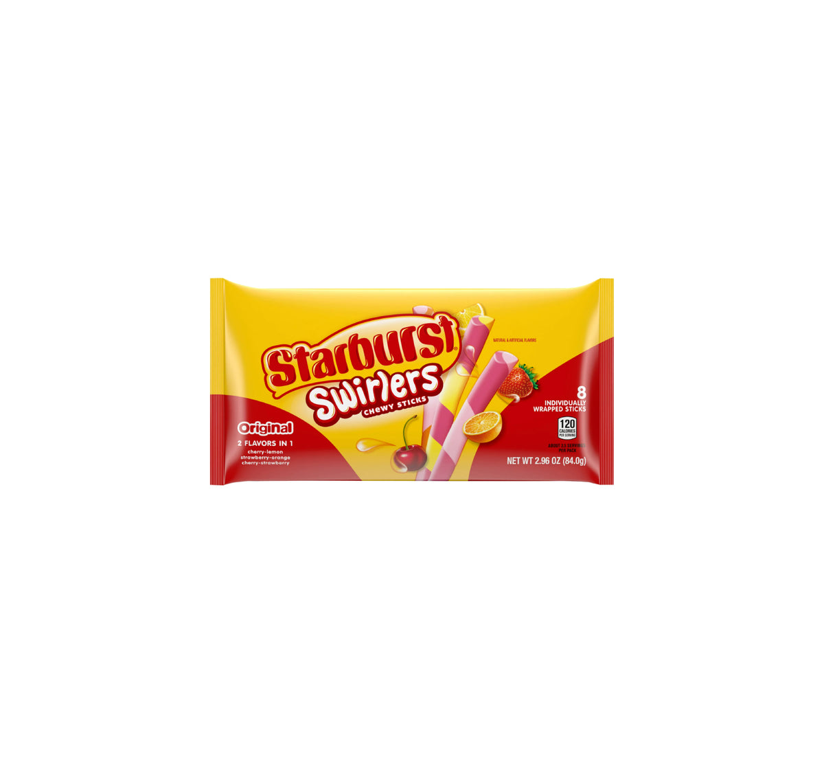 Starburst Original Fruit Swirlers Sticks Gummy Candy - Share Size 84g ...