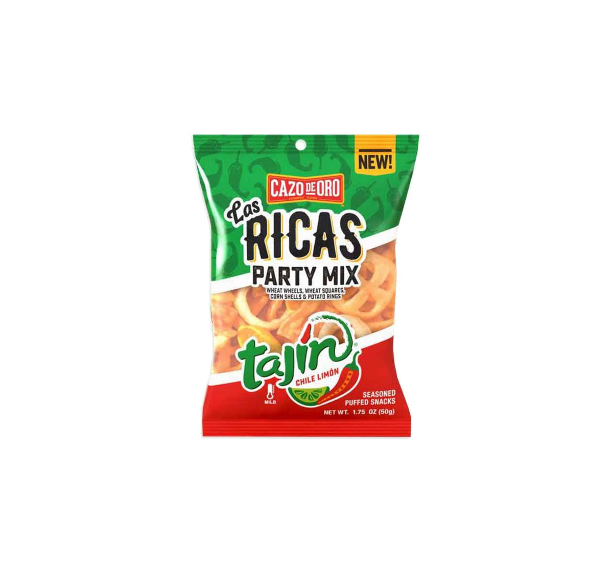 Cazo de Oro Las Ricas Party Mix with Tajín 50g – La Casita Delicatessen