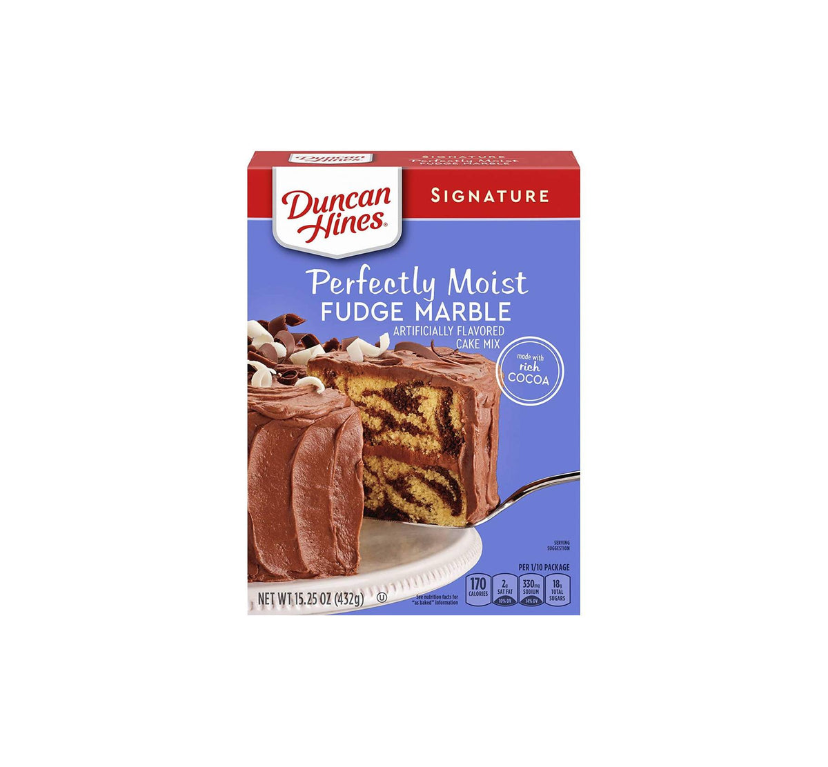 Duncan Hines Fudge Marble Cake Mix 432g – La Casita Delicatessen