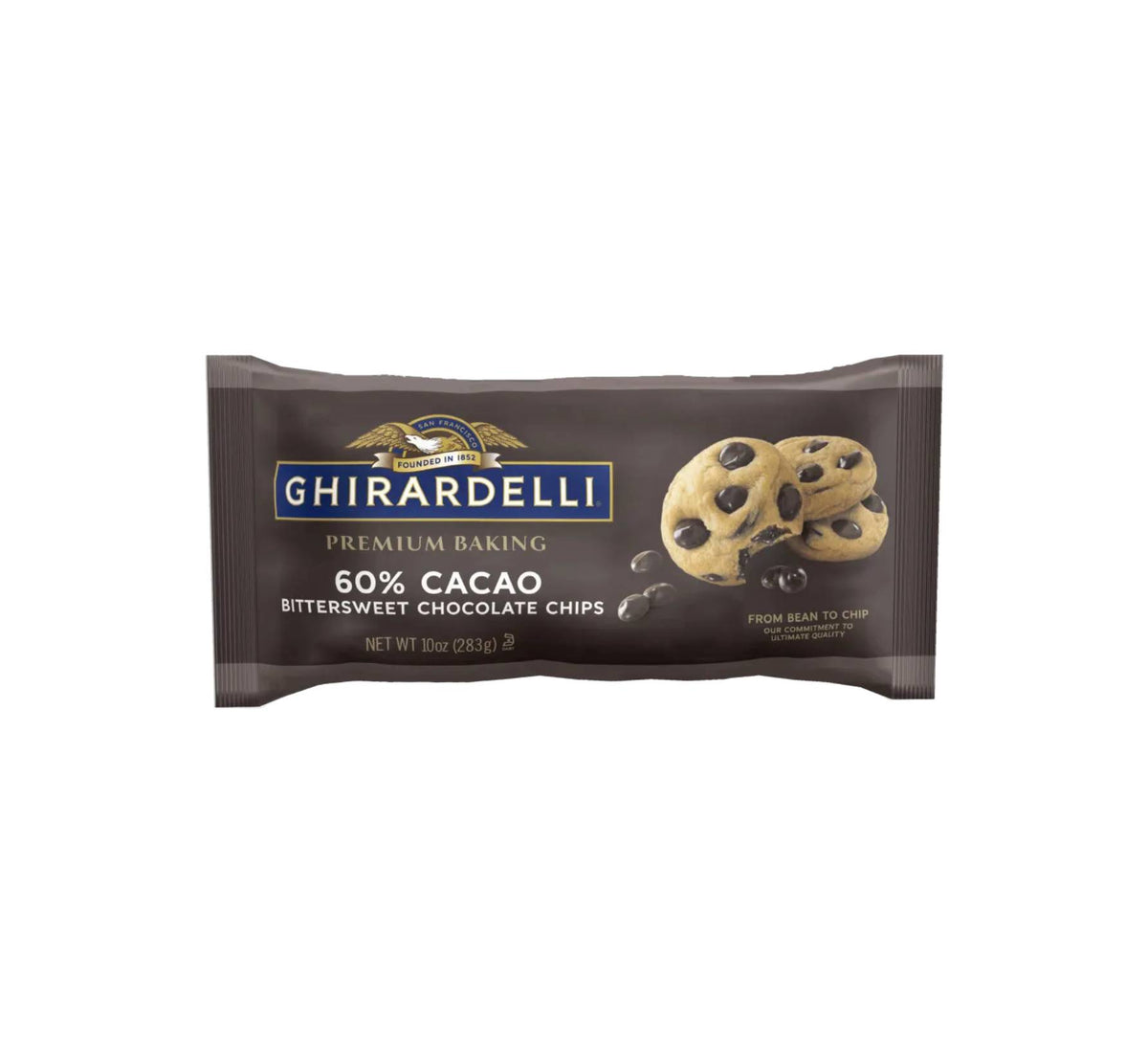 Ghirardelli Ghirardelli Bittersweet 60% Cacao Baking Chips 283g – La ...