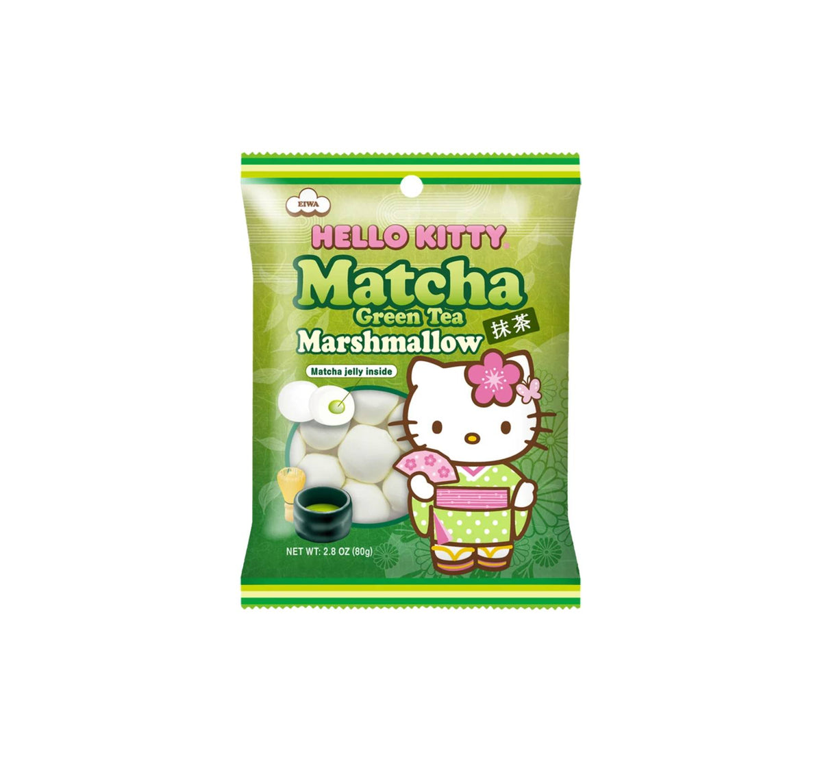 Hello Kitty Matcha Green Tea Marshmallows 80g – La Casita Delicatessen