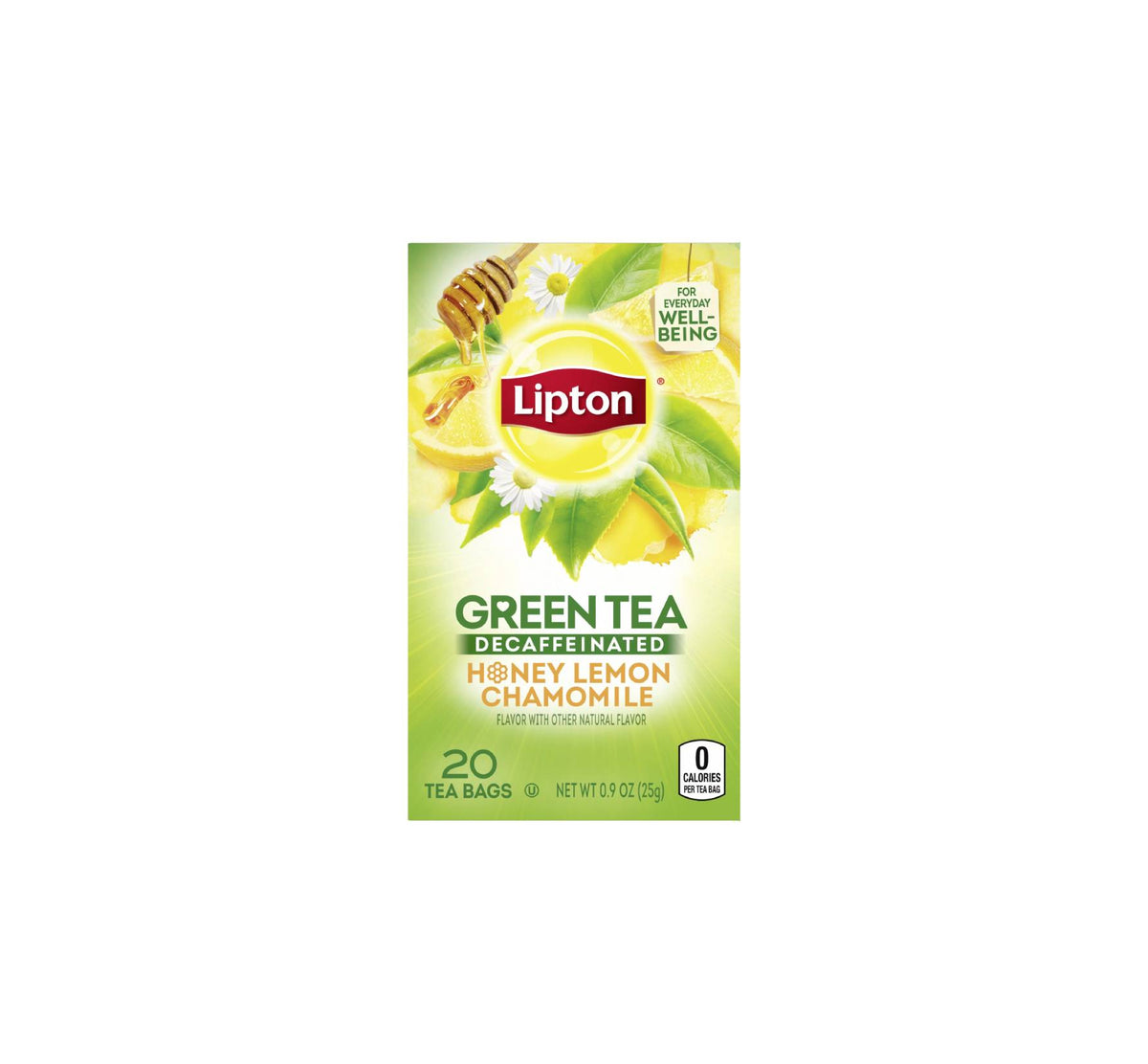 Lipton Green Tea Decaffeinated Honey Lemon Chamomile 45g – La Casita ...