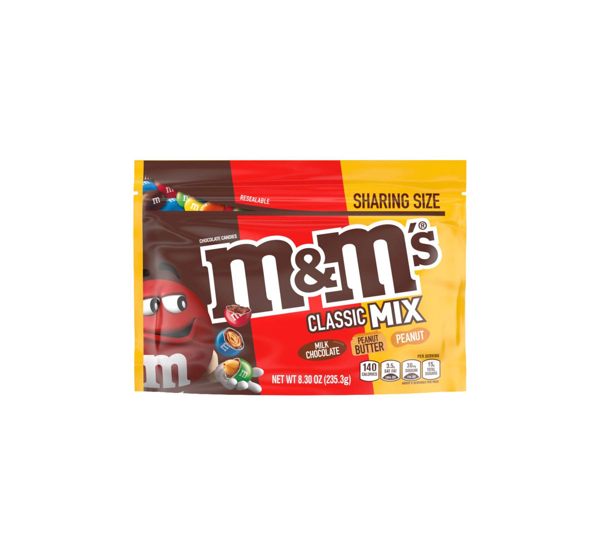 M&M's Classic Mix Chocolate Candy Sharing Size 253.3g – La Casita ...
