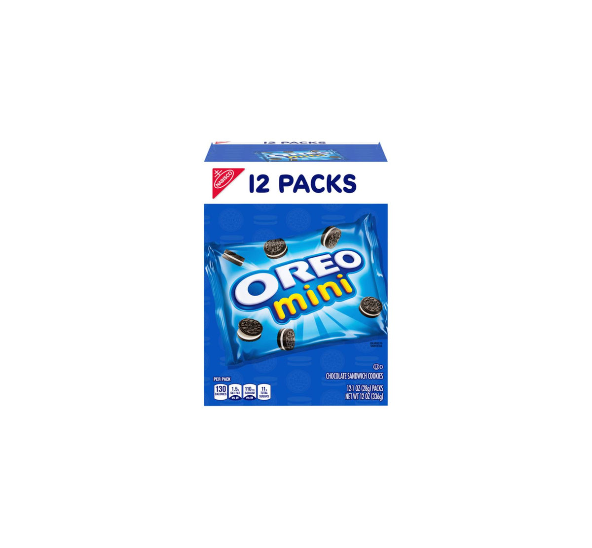 Oreo Original Chocolate Cookies Mini Snack Pack - 12 Pack 336g – La ...