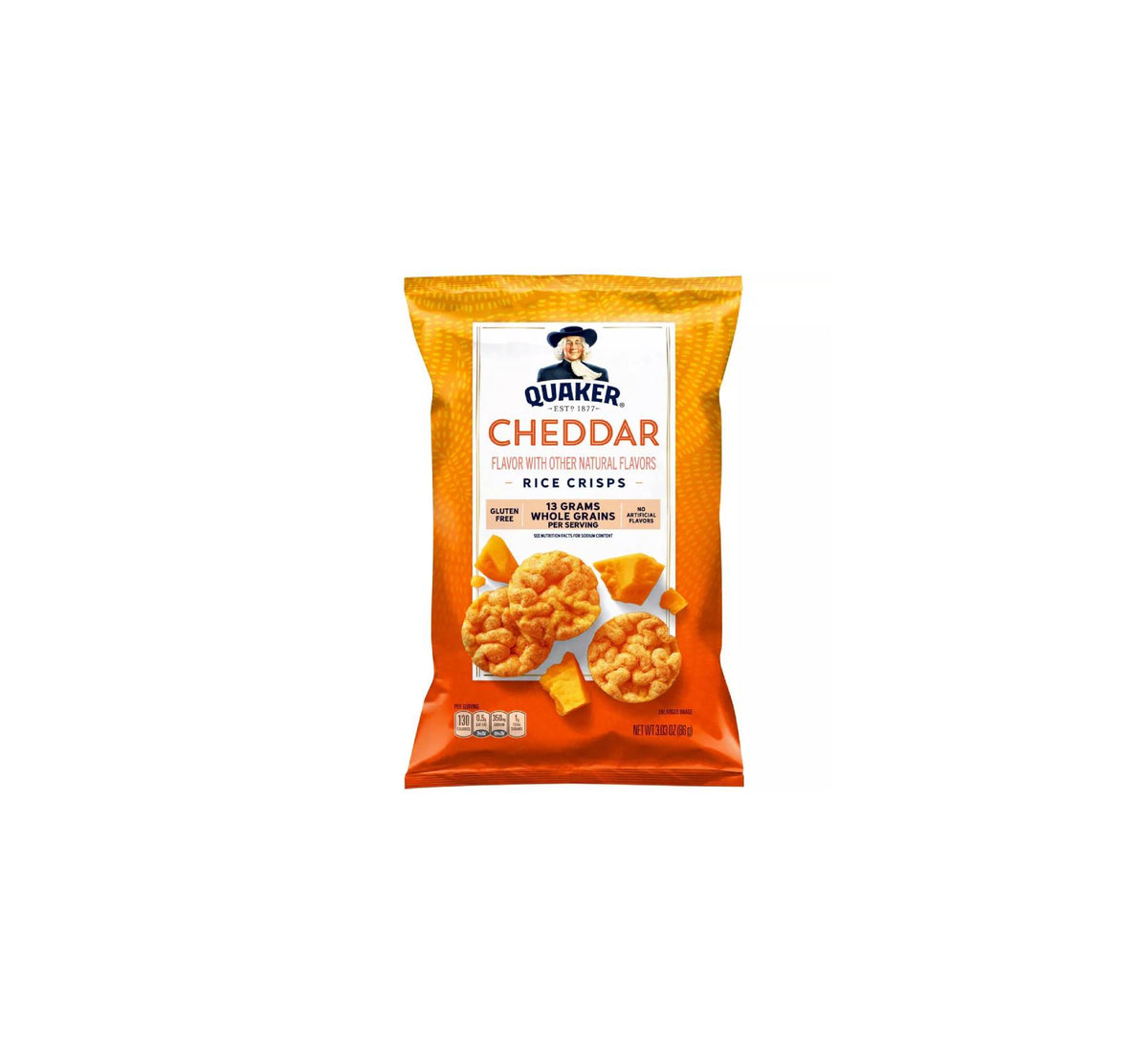 Quaker Rice Crisps Cheddar Flavor 86g – La Casita Delicatessen