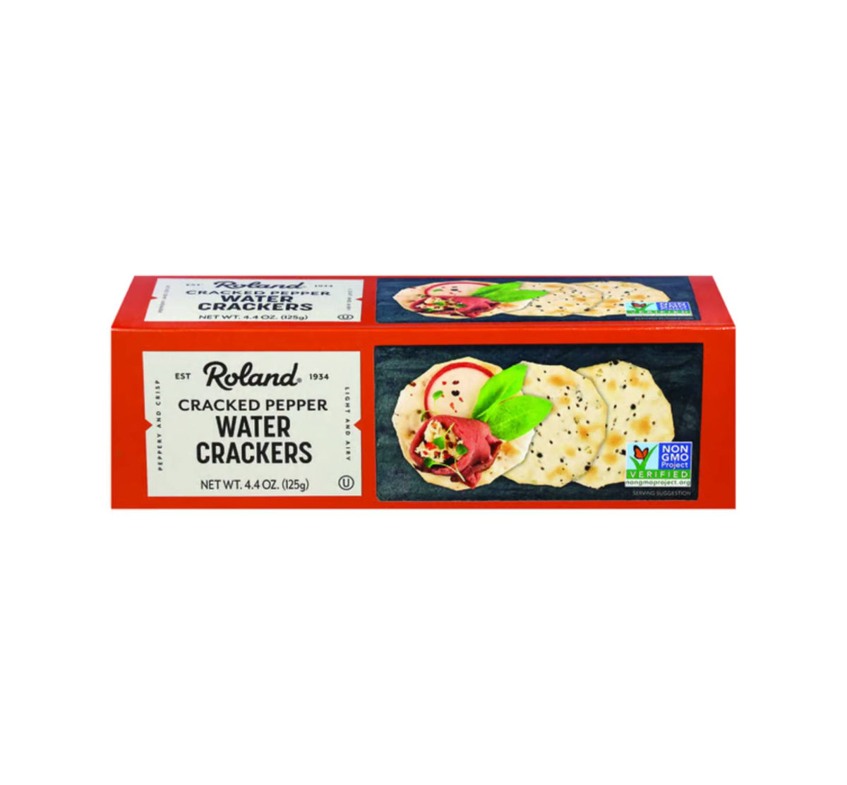 Roland Cracked Pepper Water Crackers 125g – La Casita Delicatessen