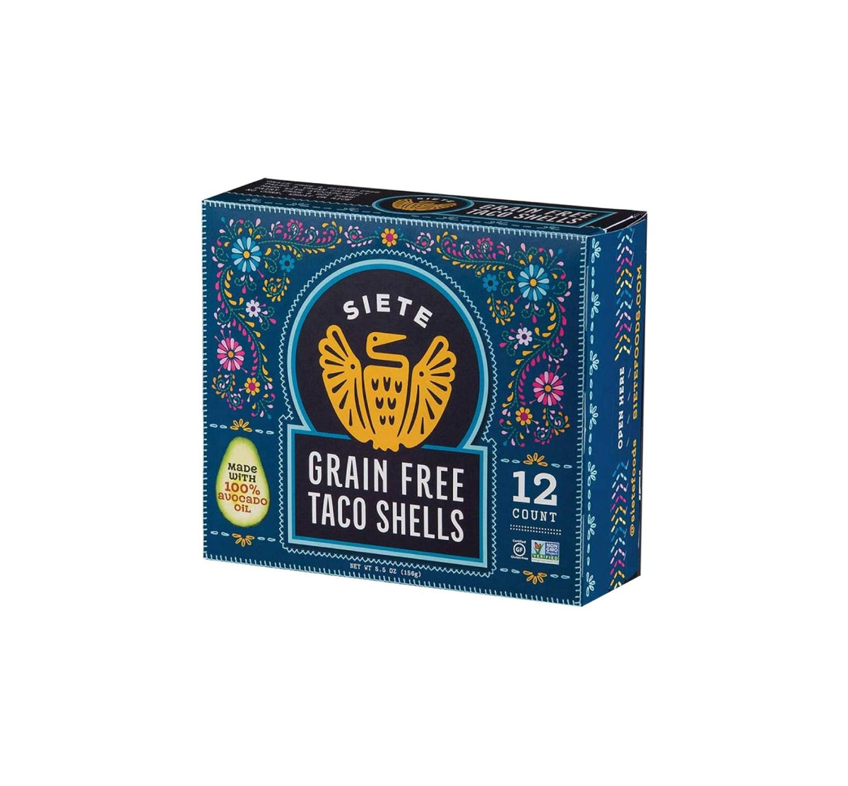 Siete Family Foods Grain Free Crunchy Taco Shells - 12 Pack 156g – La ...