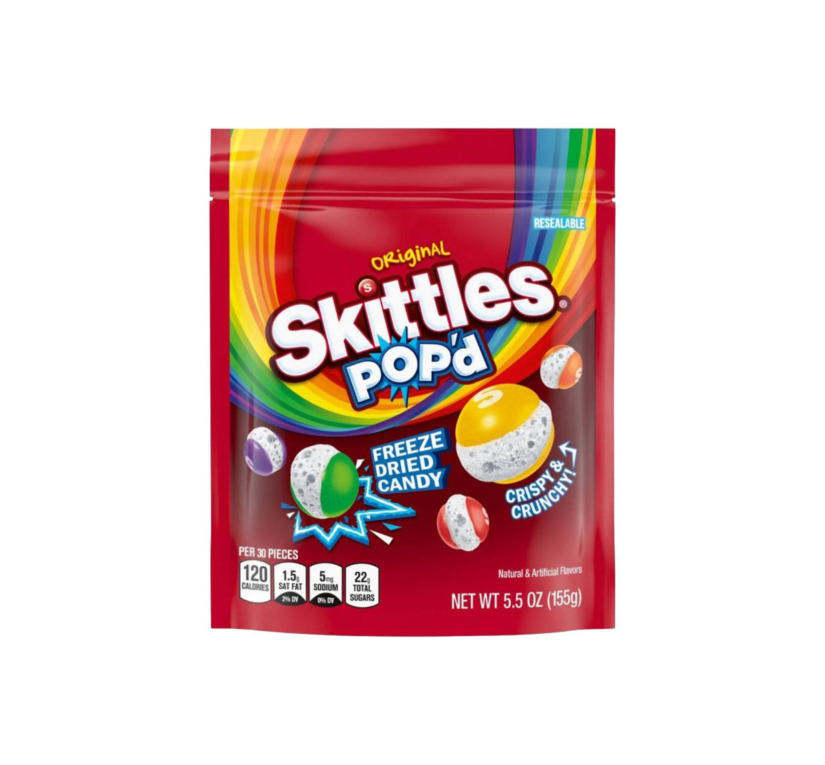 Skittles POP'd Original Freeze Dried Candy 155g – La Casita Delicatessen