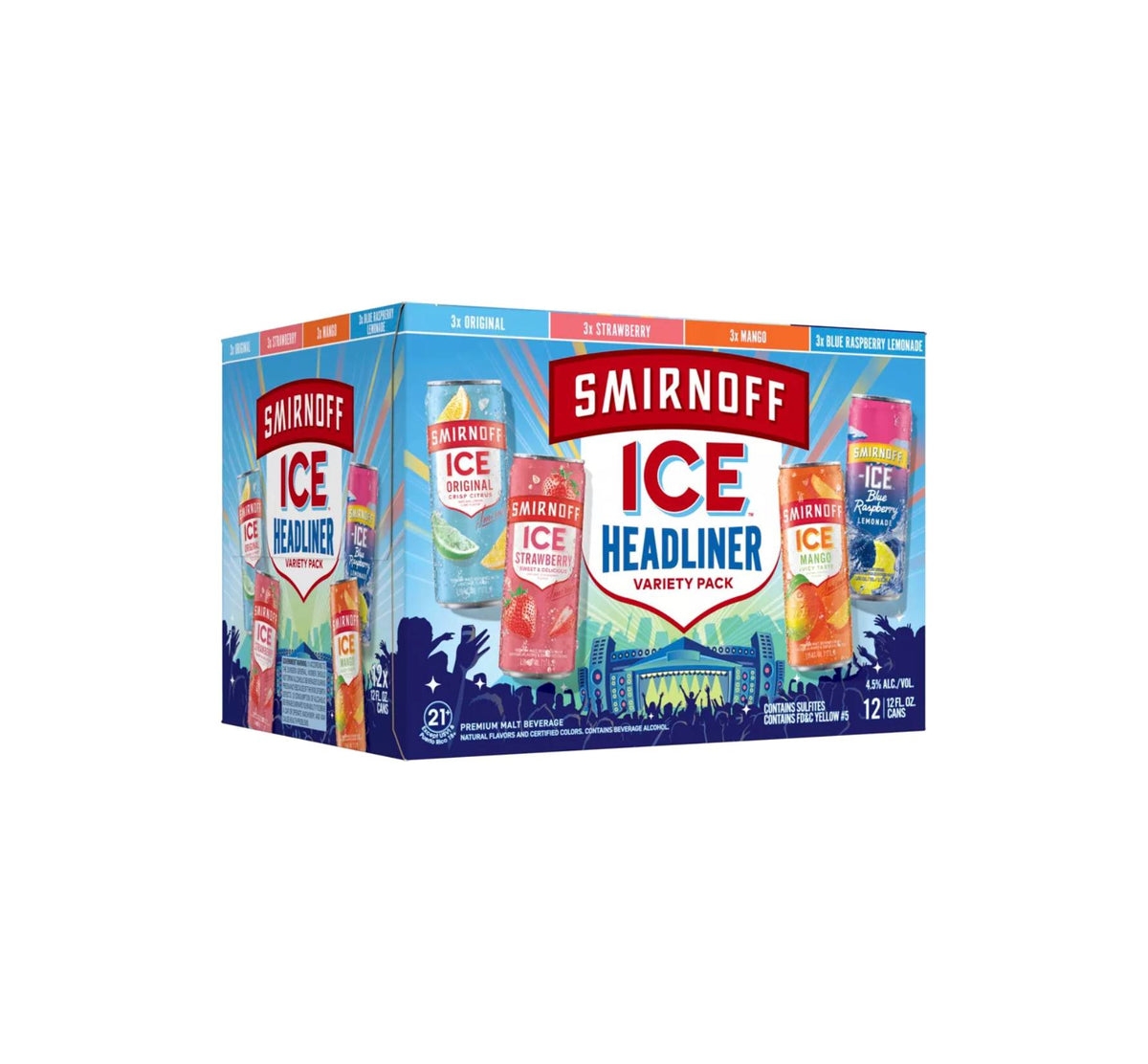 Smirnoff Ice Headliner Fun Pack Variety - 12 Pack – La Casita Delicatessen