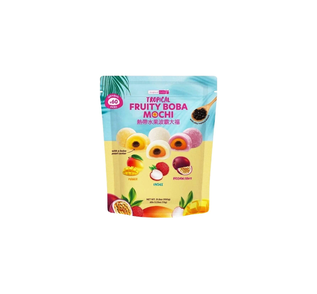 Tropical Fields Tropical Fruity Boba Mochi 900g – La Casita Delicatessen
