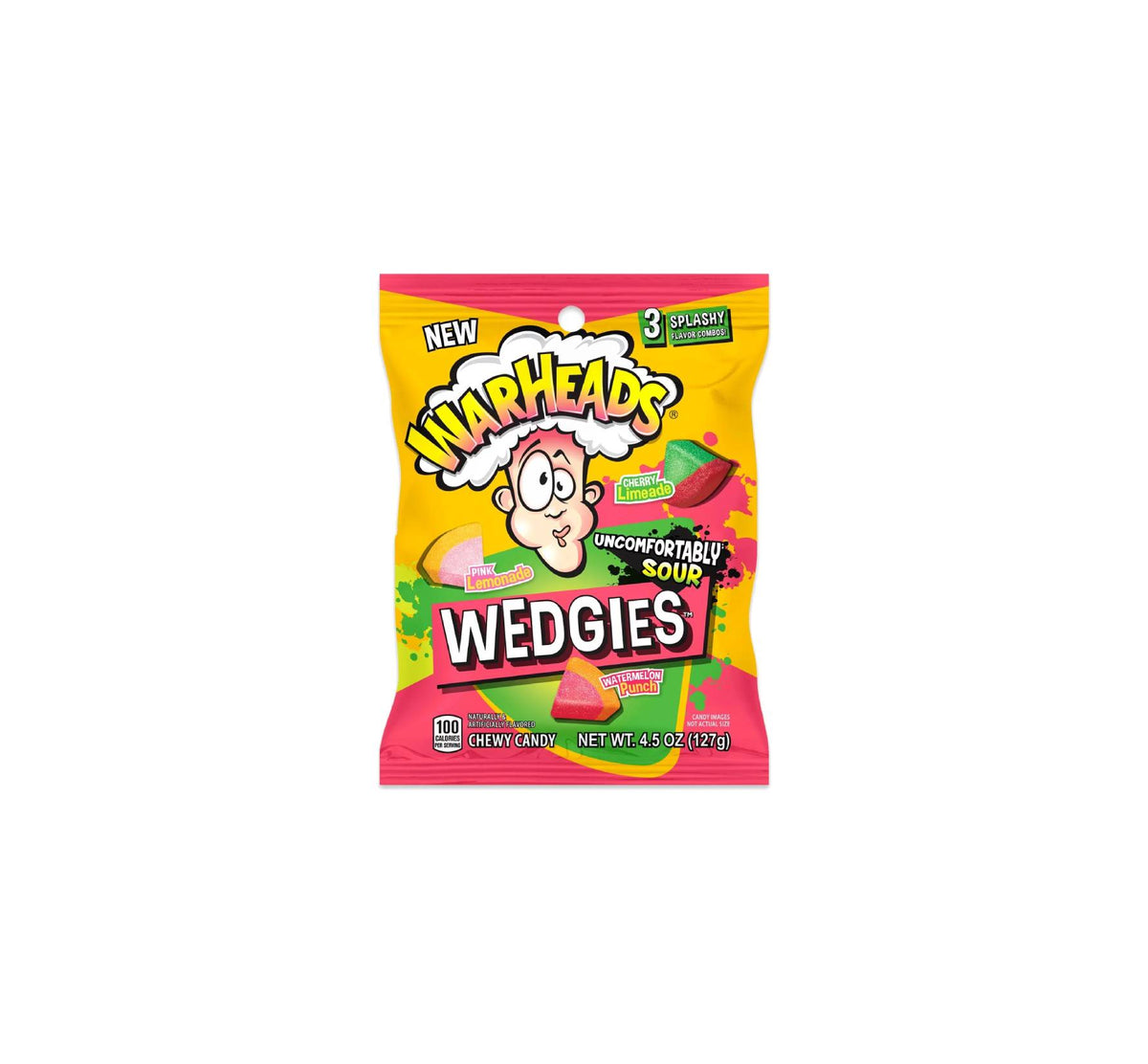 Warheads Wedgies Chewy Sour Candy Assorted Flavors 127g – La Casita ...