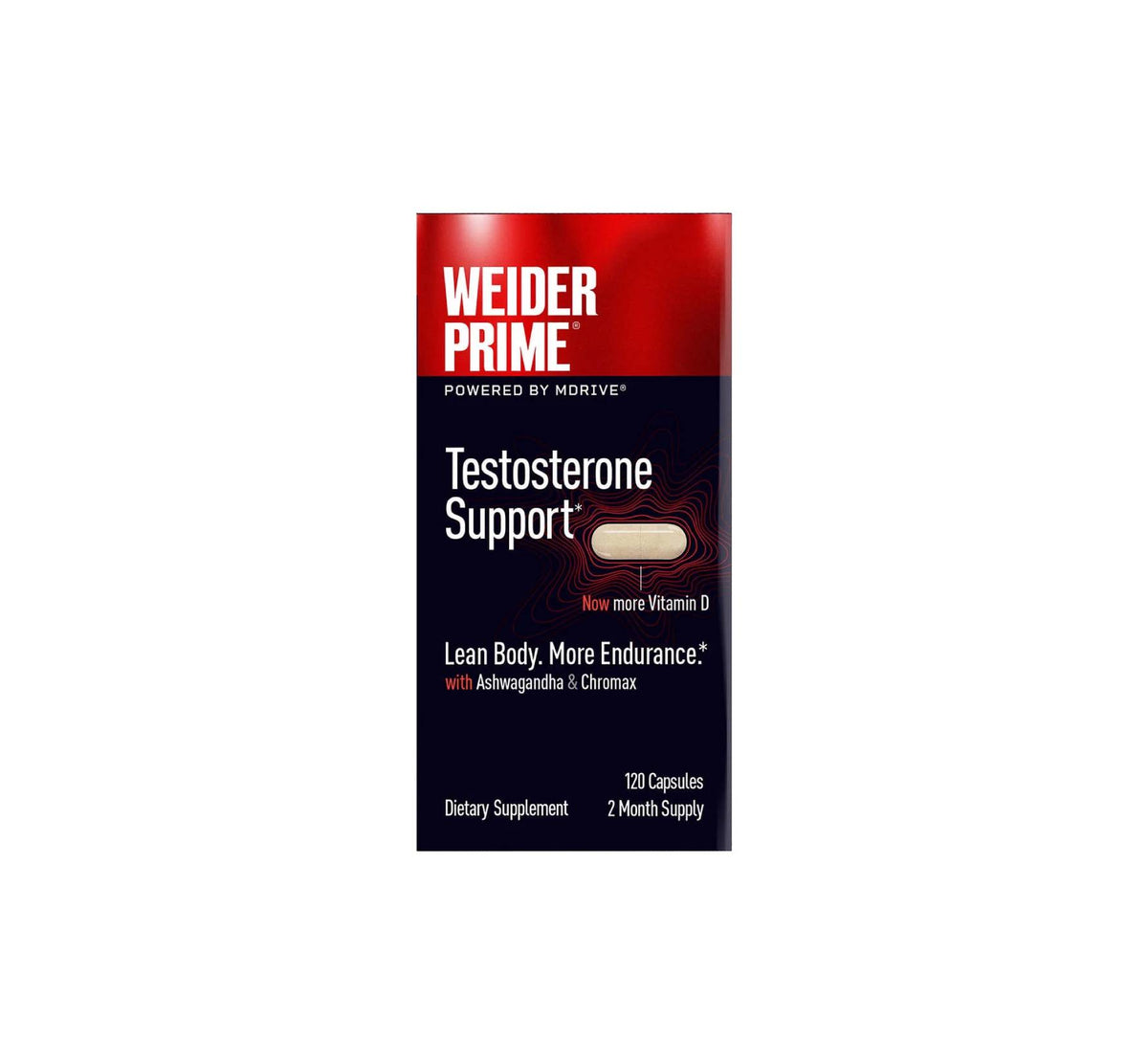 Weider Prime Testosterone Support x120 Capsules – La Casita Delicatessen