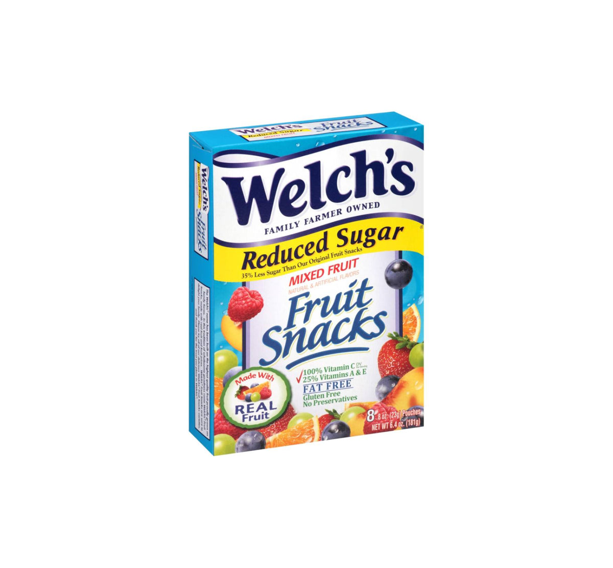 Welch's Mixed Fruit Snacks Reduced Sugar Edition - 8 Pack 181g – La ...