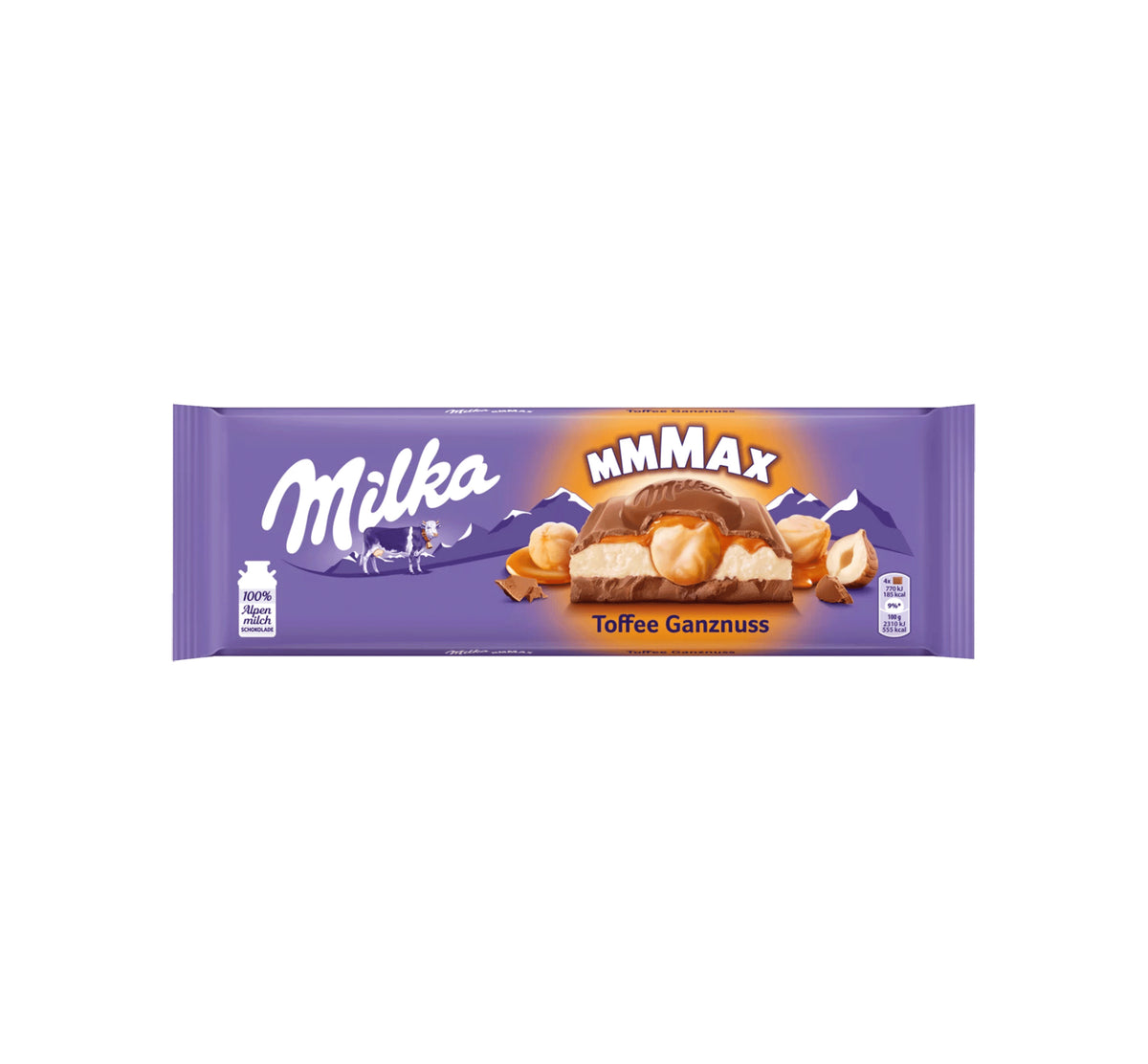 Alpine Milk Chocolate Toffee Whole Nuts MMMAX Large Size 300g – La ...