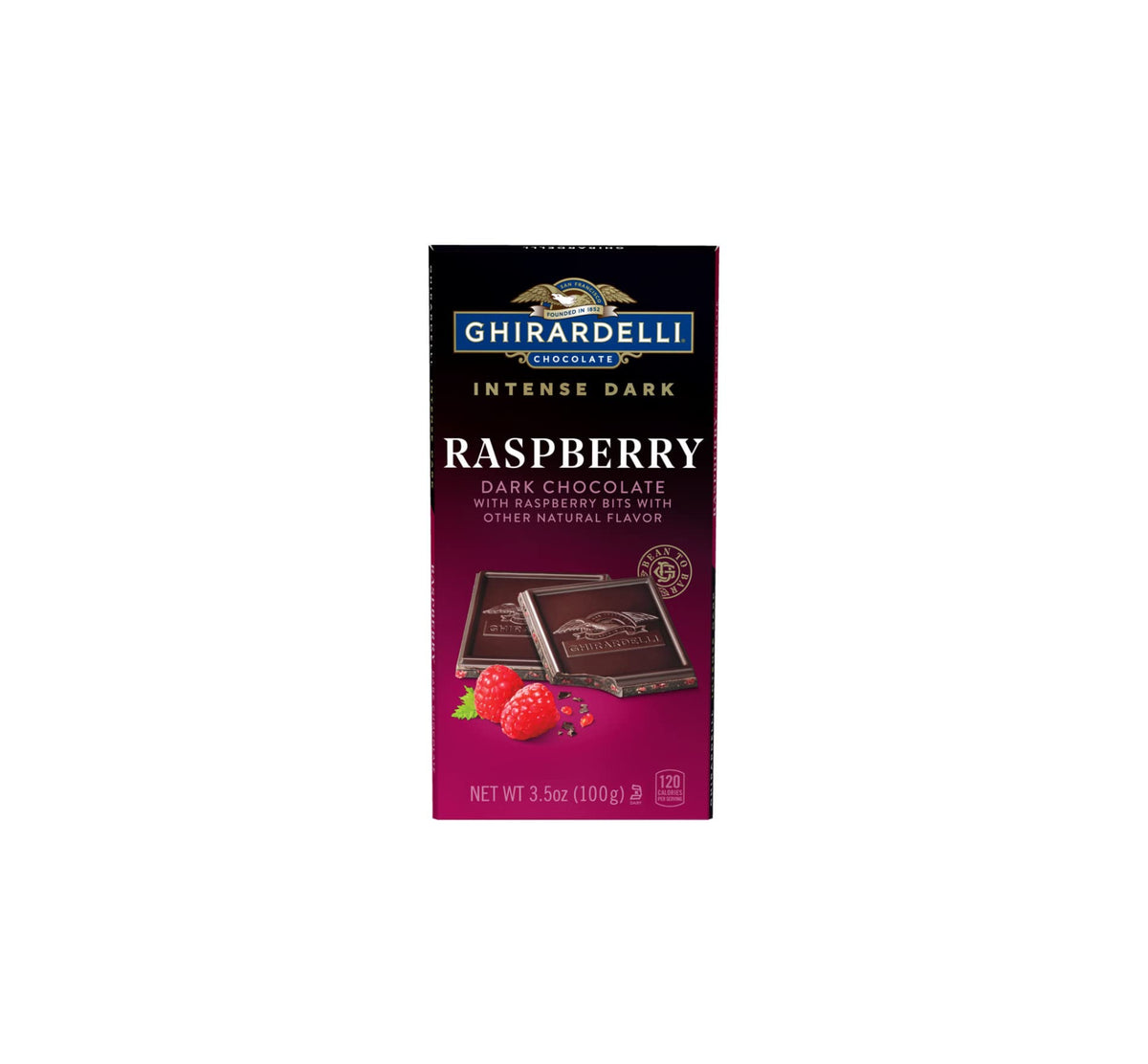 Ghirardelli: Intense Dark Chocolate Raspberry 100g – La Casita Delicatessen